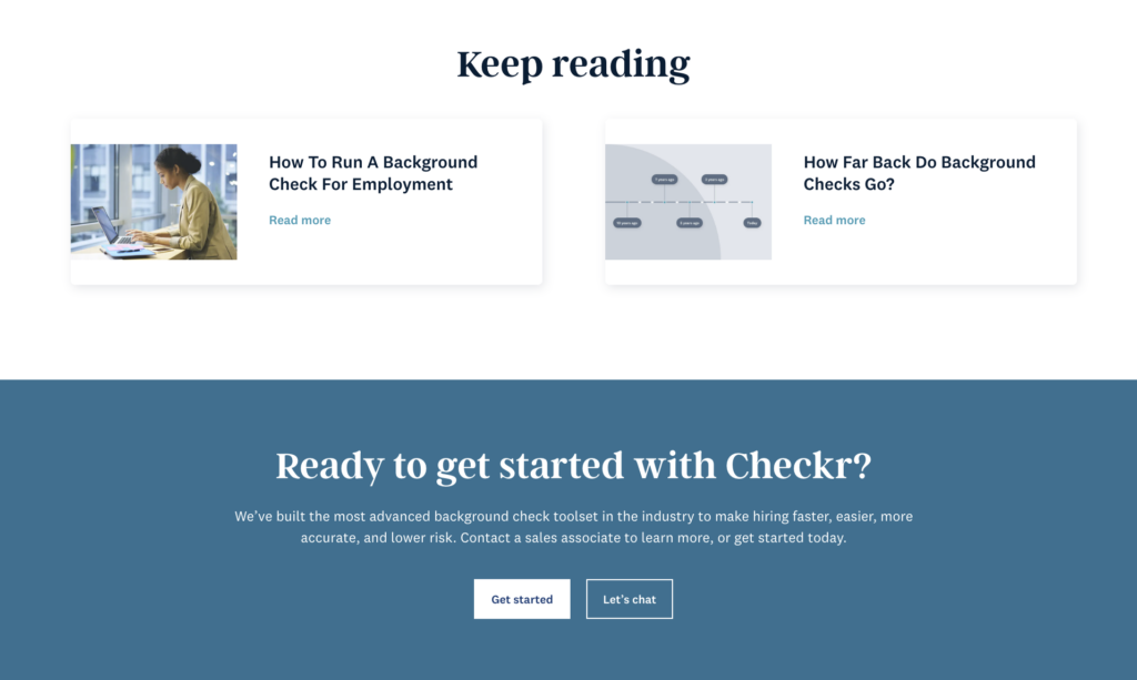 How Checkr Used Its Core Product Page To Win Over 10K+ Users