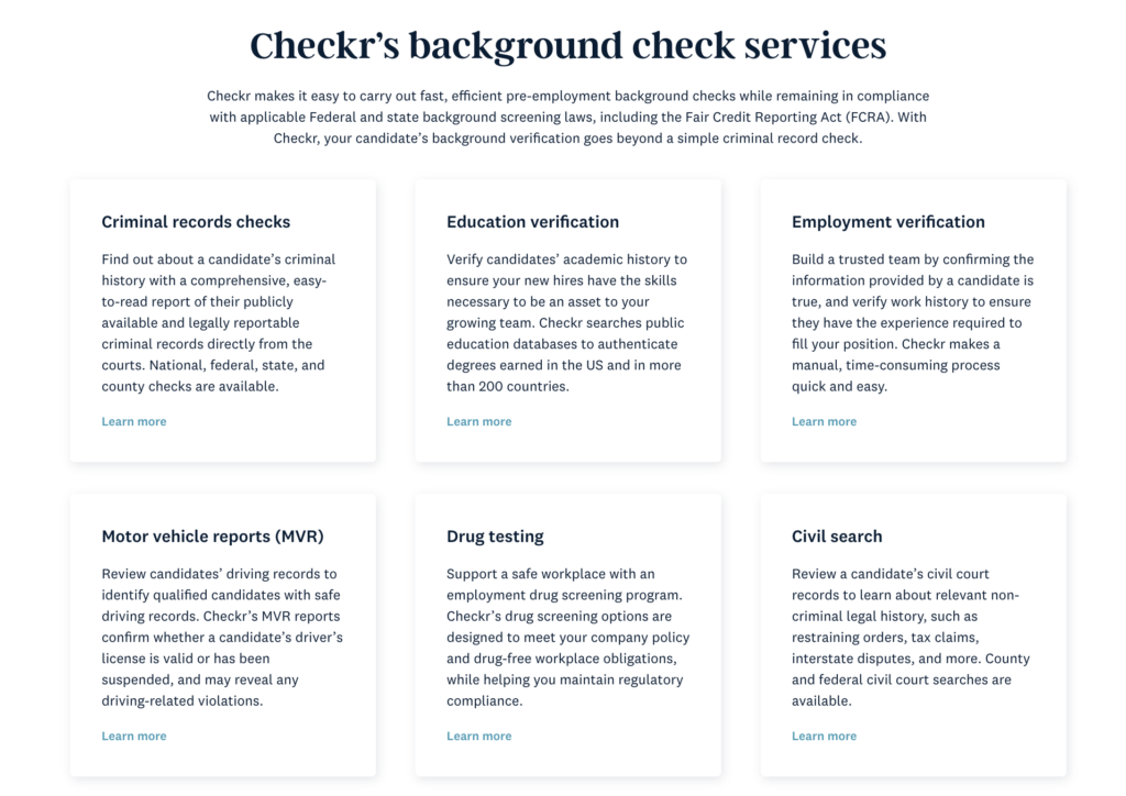 How Checkr Used Its Core Product Page To Win Over 10K+ Users