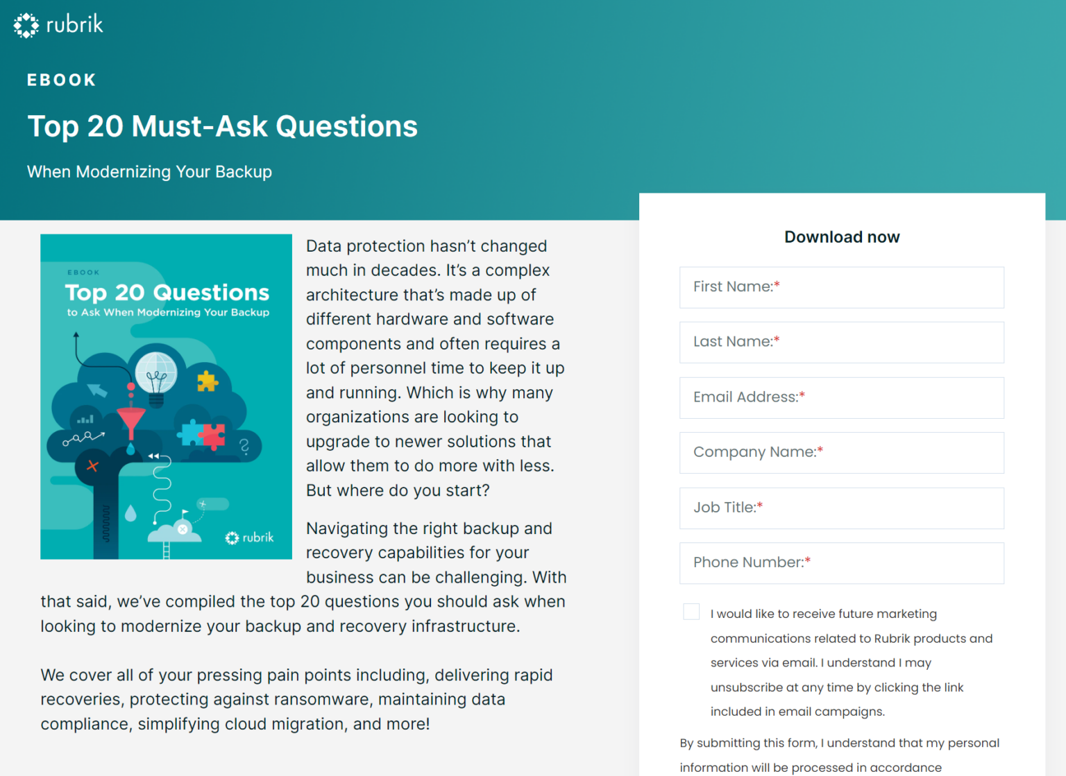 How Rubrik Drives Success Through Organic Traffic