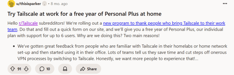 Tailscale Shows Technical SaaS Brands How to Do Reddit Right
